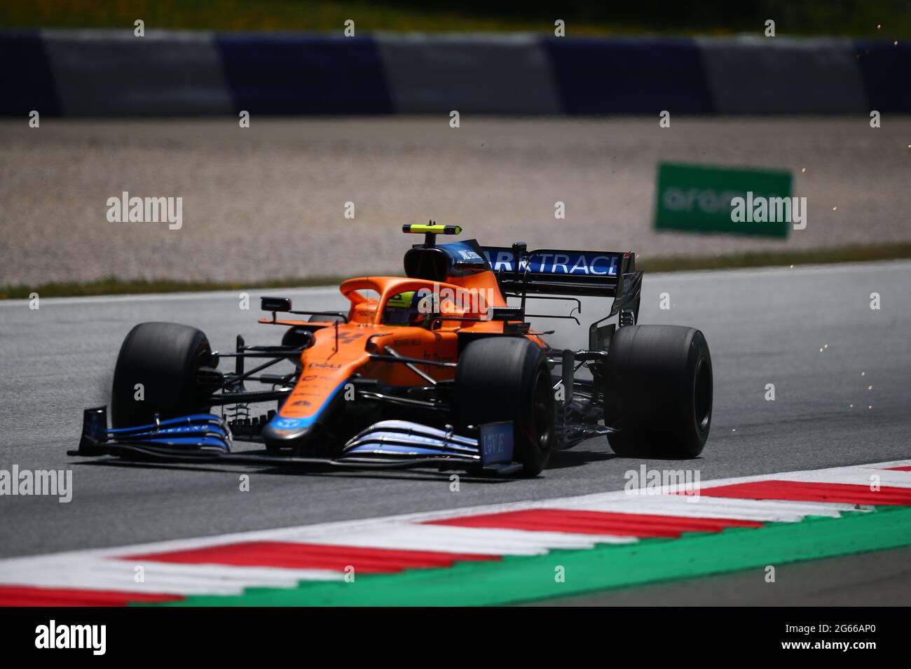 Spielberg, Osterreich. 03rd July, 2021. #04 Lando Norris; McLaren ...