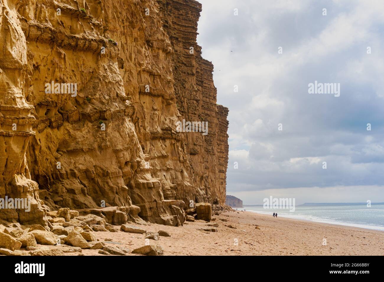 Famous cliffs at West Bay, Dorset Stock Photo - Alamy