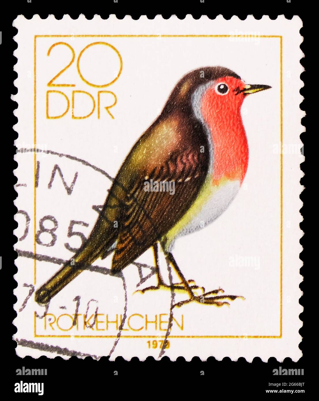 MOSCOW, RUSSIA - MARCH 22, 2020: Postage stamp printed in Germany shows ...