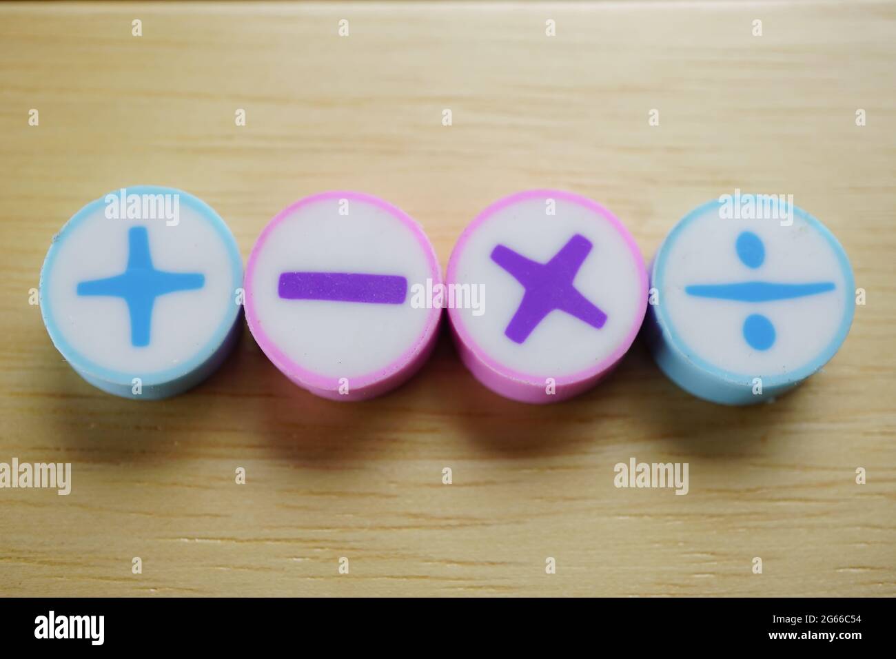 Math symbol colorful on white background : Education study mathematics ...