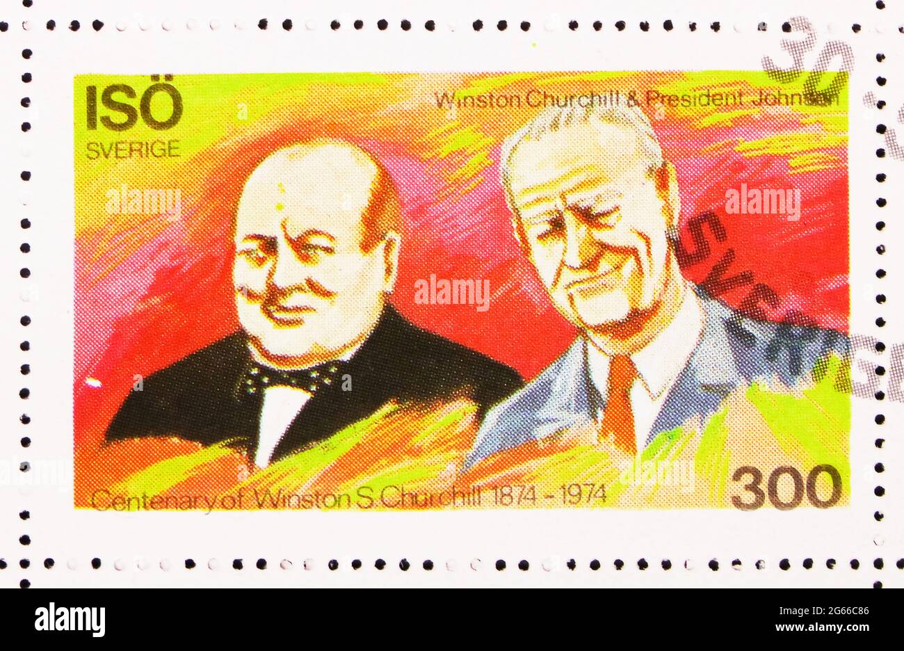 MOSCOW, RUSSIA - MARCH 22, 2020: Postage stamp printed in Cinderellas ...