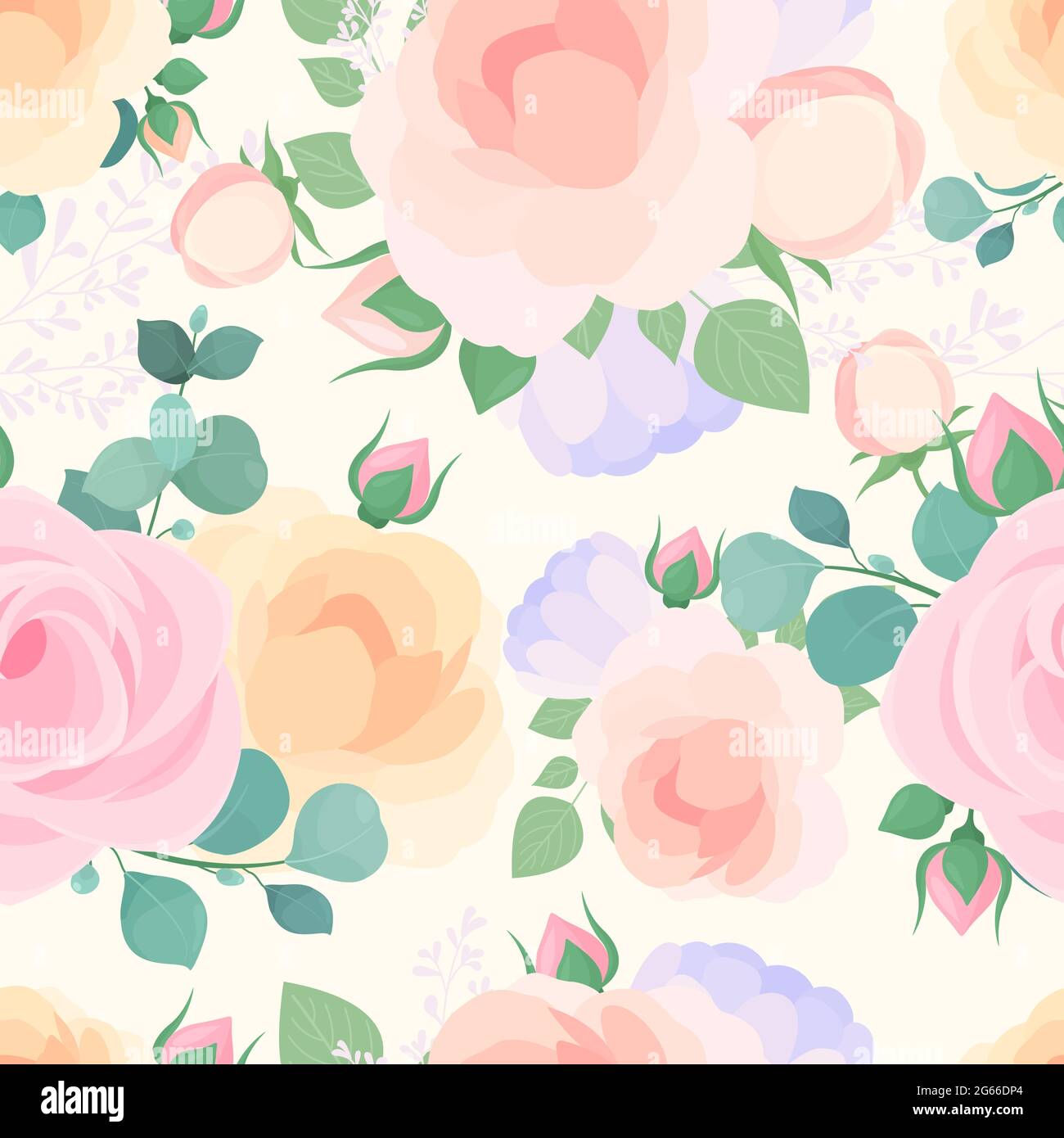 Seamless floristic hi-res stock photography and images - Alamy