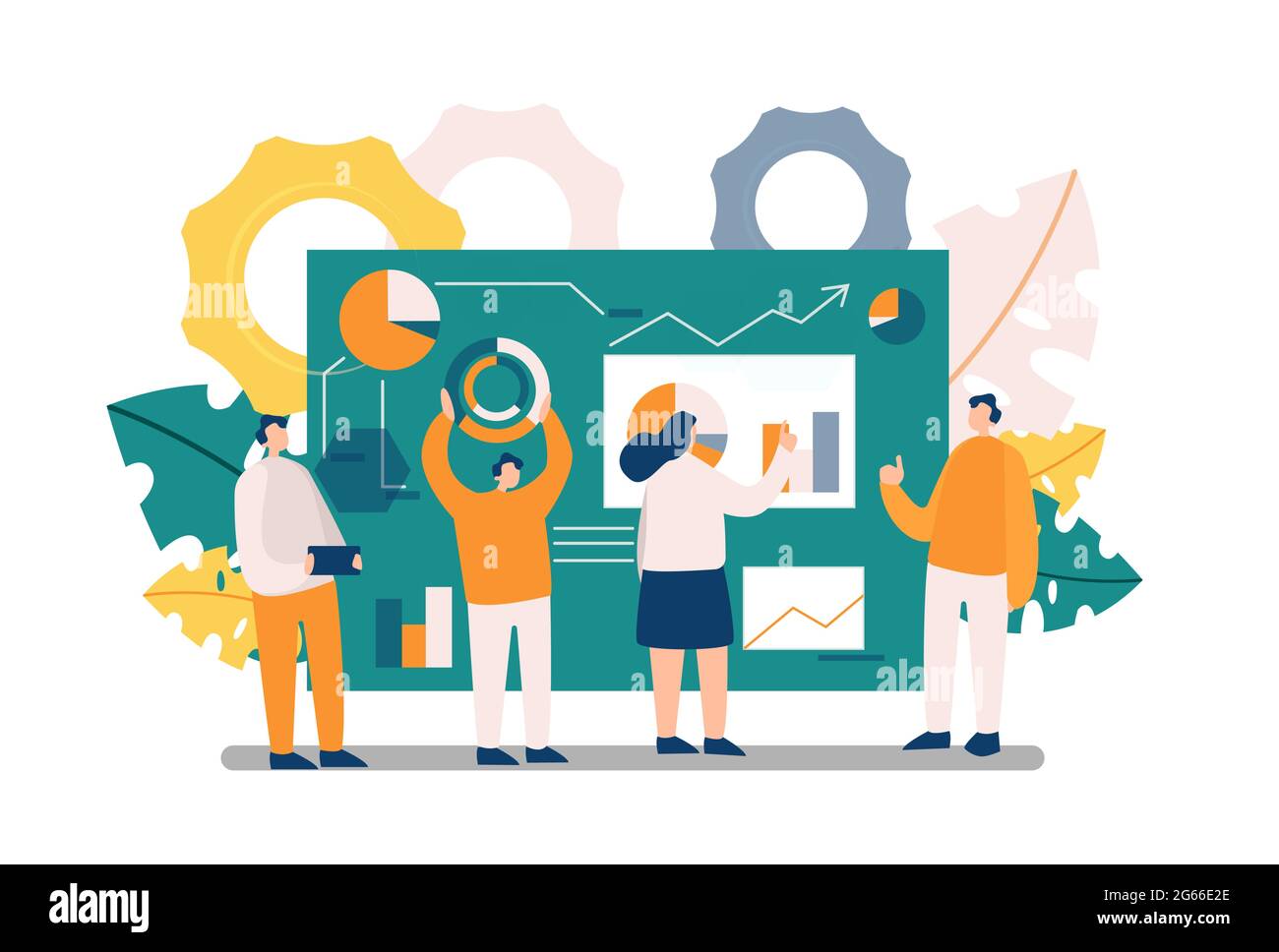 Project planning characters Cut Out Stock Images & Pictures - Alamy