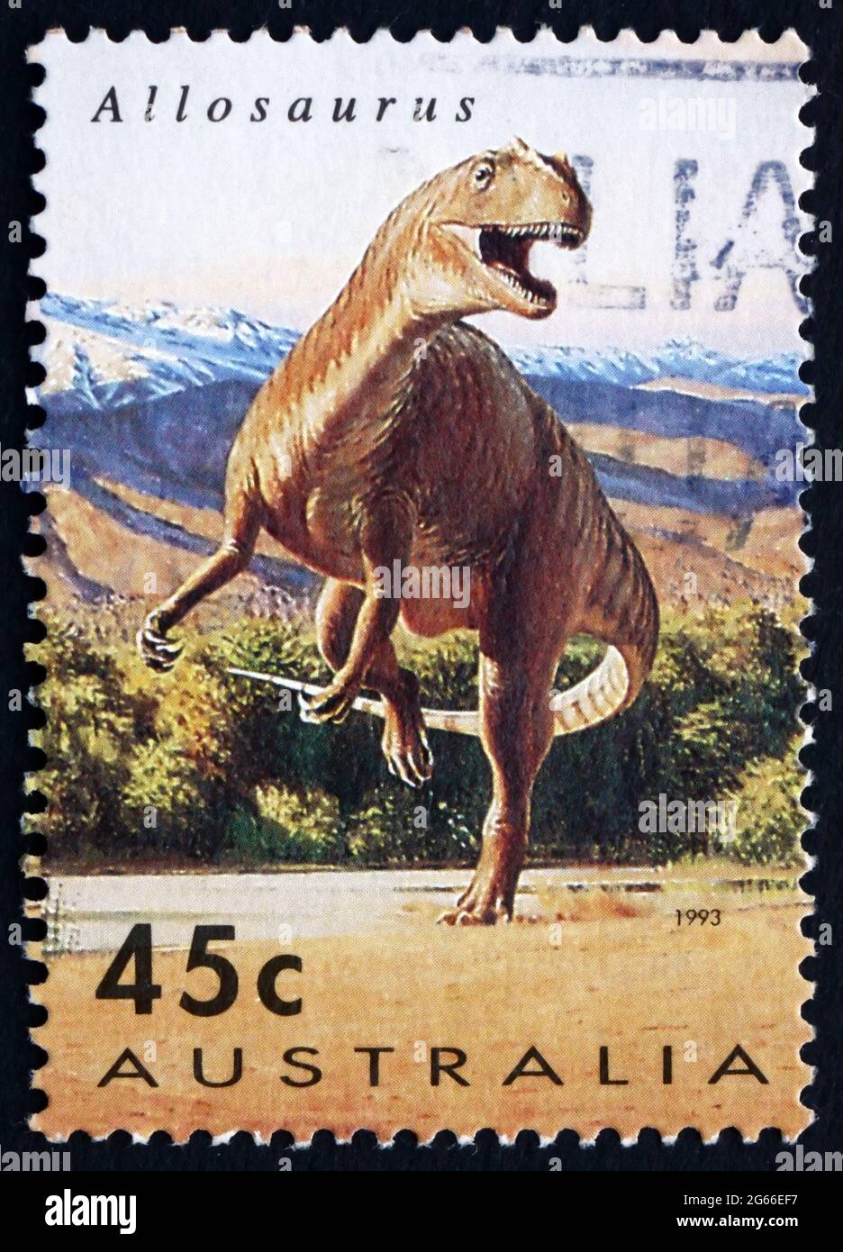 AUSTRALIA - CIRCA 1993: a stamp printed in the Australia shows ...