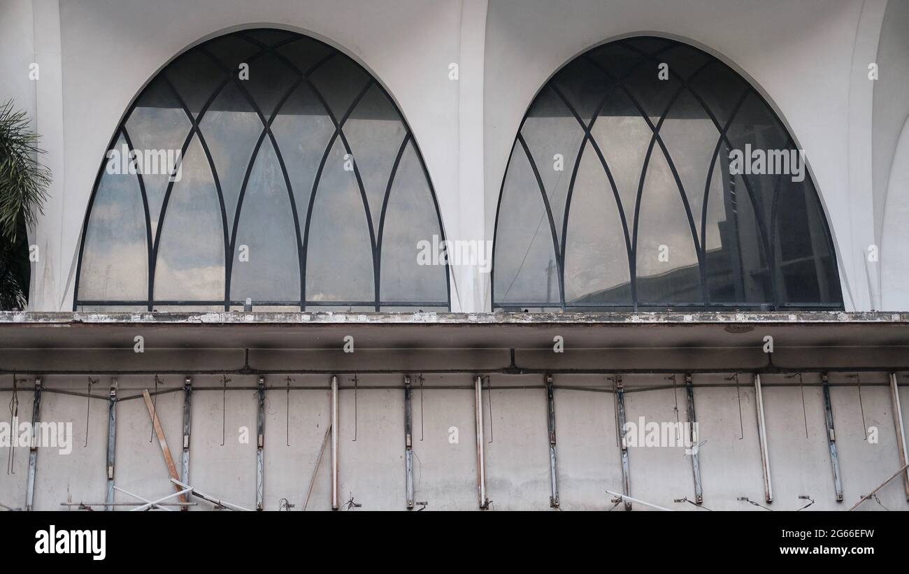 Gothic Windows Scala Theater Siam Square and Chulalongkorn University ...
