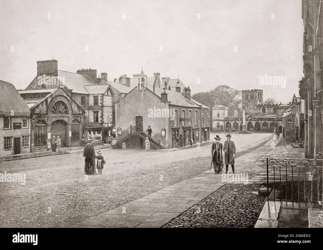 A late 19th century view of the main street in Appleby-in-Westmorland ...