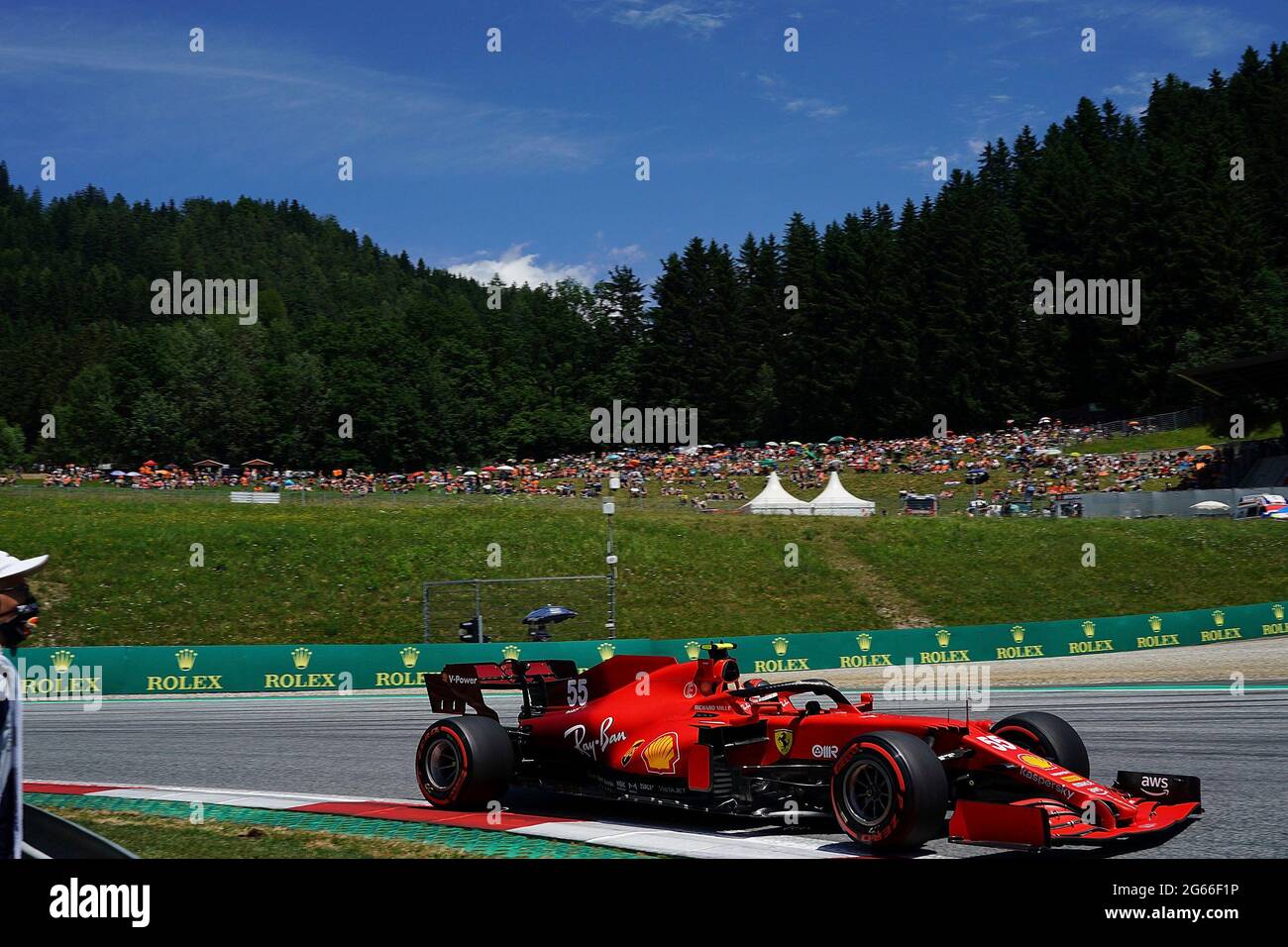 July 3rd, 2021, Red Bull Ring, Spielberg, Formula 1 BWT Grosser Preis von Osterreich 2021, in ...