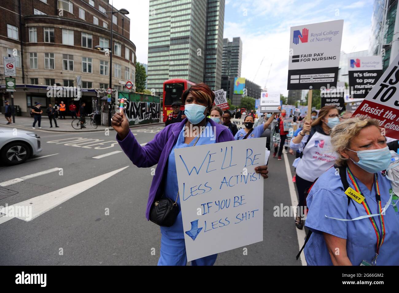 London, England, UK. 3rd July, 2021. UK's National Health Service (NHS ...