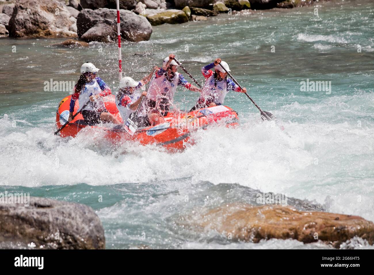 Rafting World Championship in the slalom discipline here a female ...