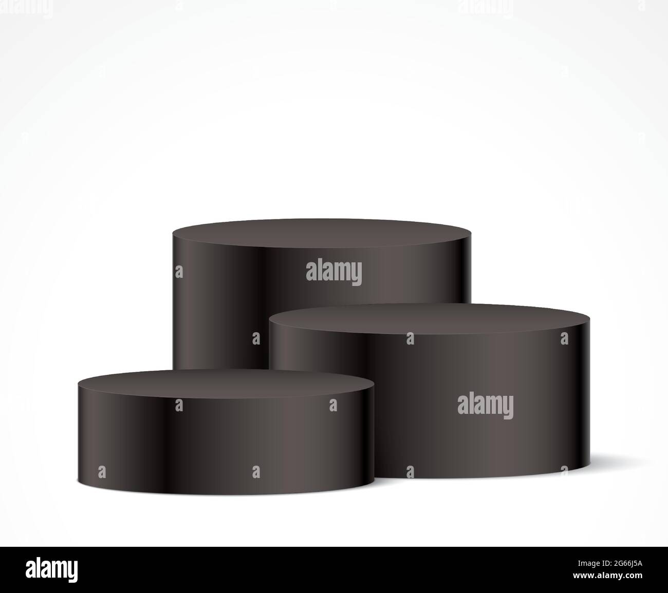 Elegant black round stand Stock Vector Images - Alamy