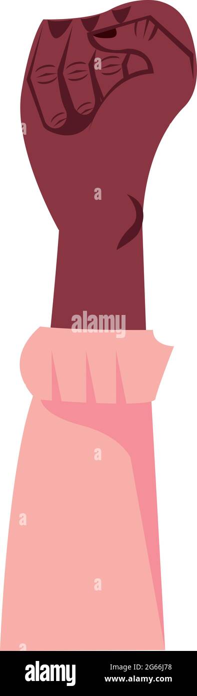afro hand fist Stock Vector Image & Art - Alamy