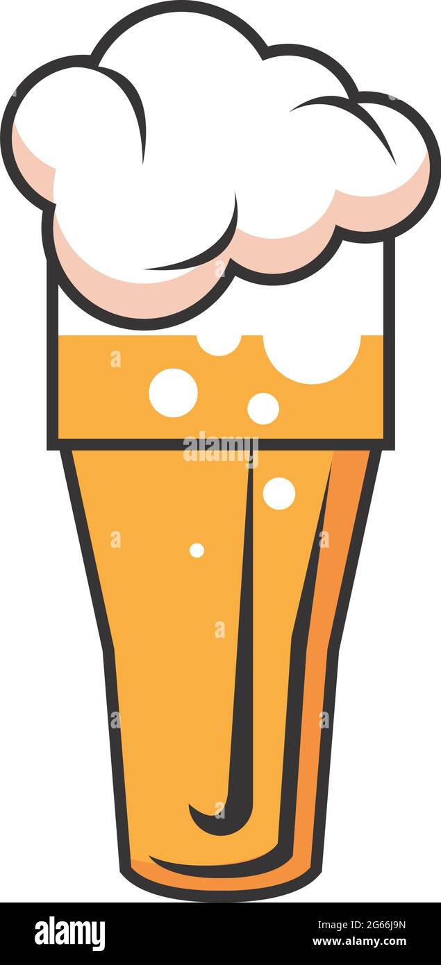 beer glass container Stock Vector Image & Art - Alamy