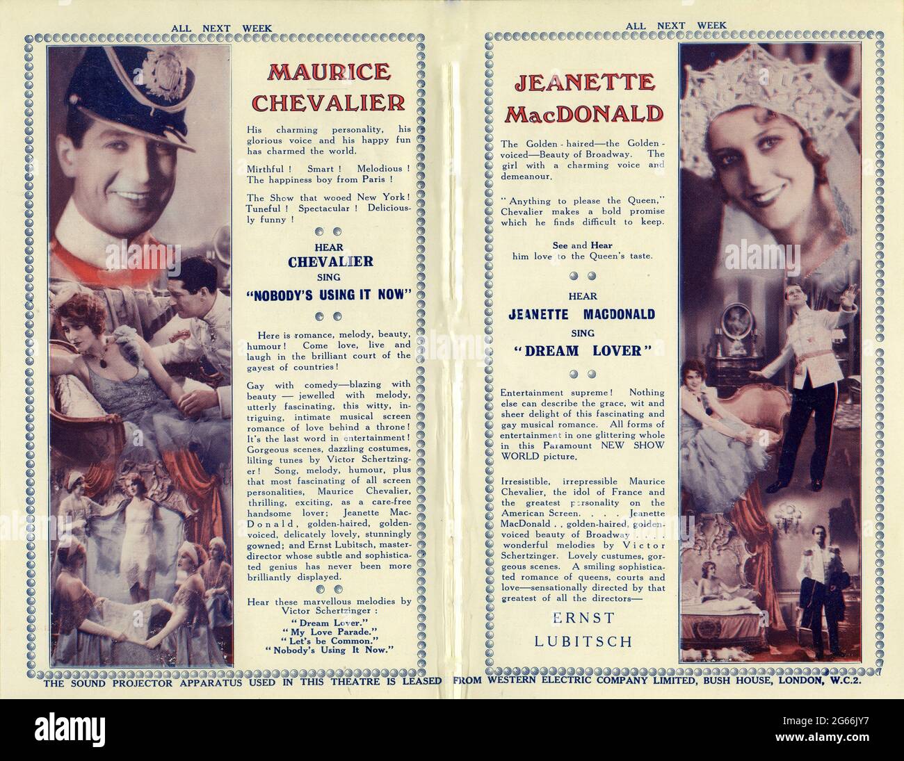 Love Parade 1929 Ernst Lubitsch High Resolution Stock Photography and ...