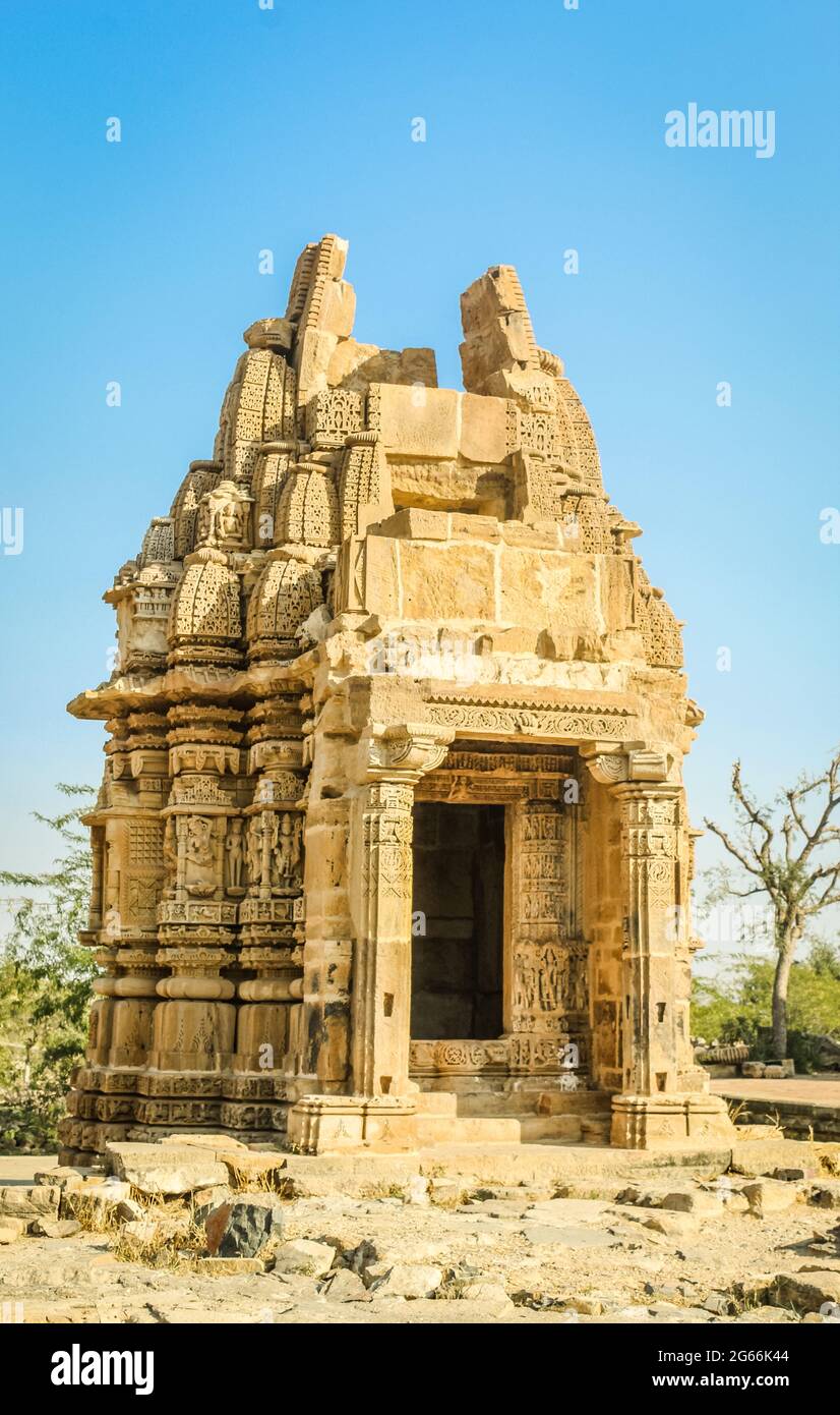 Kiradu Temple Heritage Site Barmer Stock Photo - Alamy