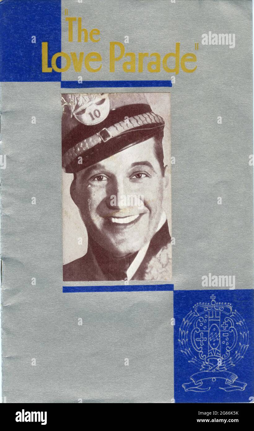 Cover of British Trade Brochure for MAURICE CHEVALIER in THE LOVE ...