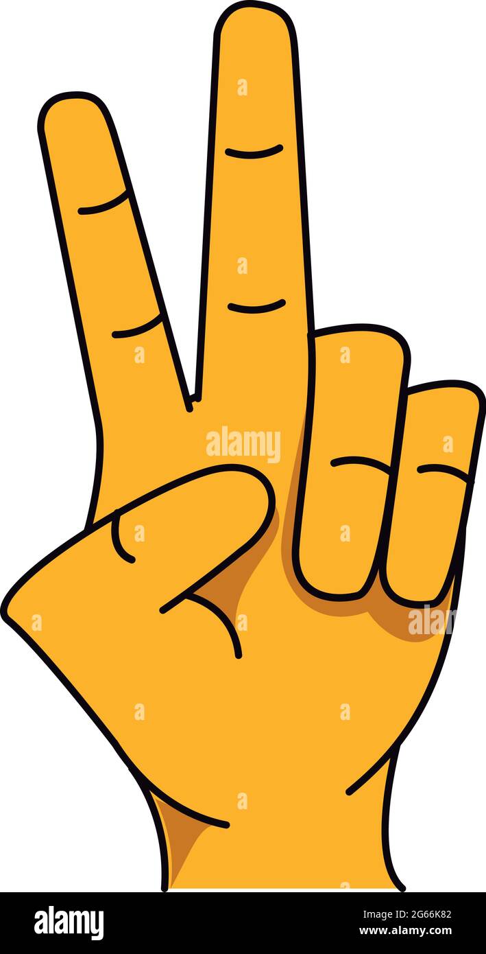 left hand peace and love Stock Vector Image & Art - Alamy