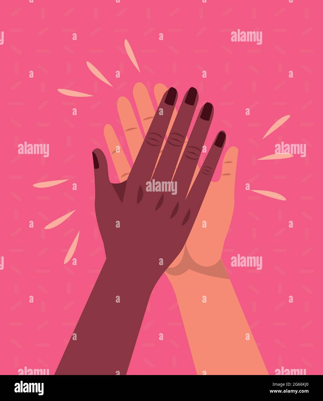 cute friends handshake Stock Vector Image & Art - Alamy