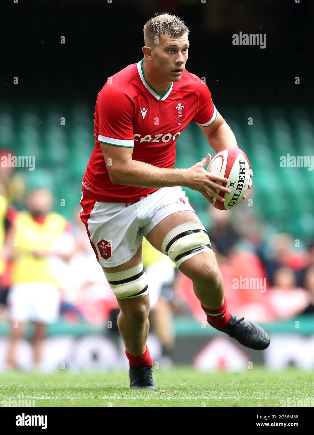 Wales' Ben Carter during the Summer Series match at the Principality ...