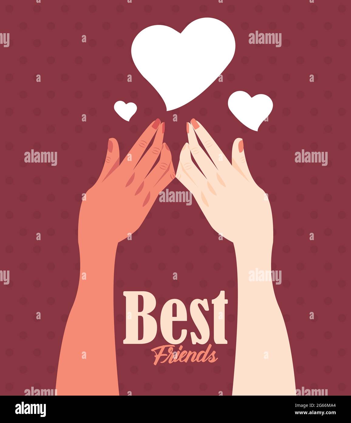 best friends poster Stock Vector Image & Art - Alamy