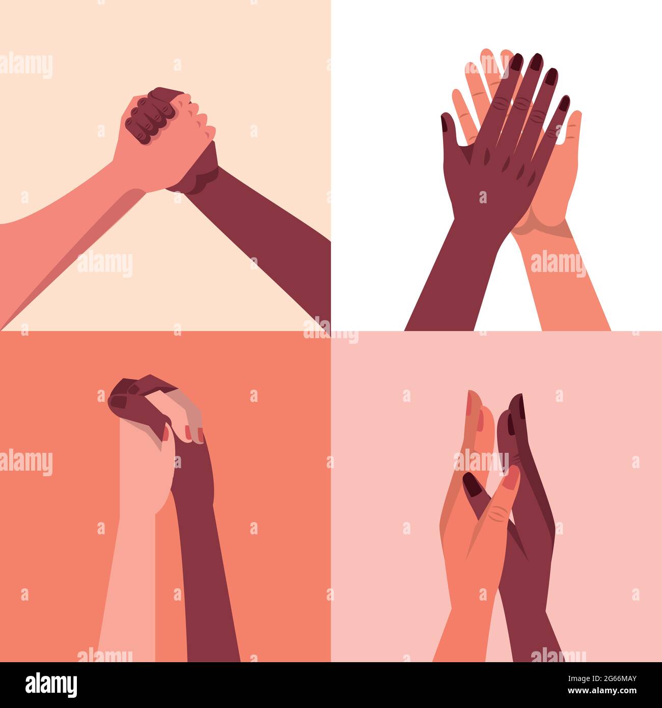 diversity handshakes forms Stock Vector Image & Art - Alamy