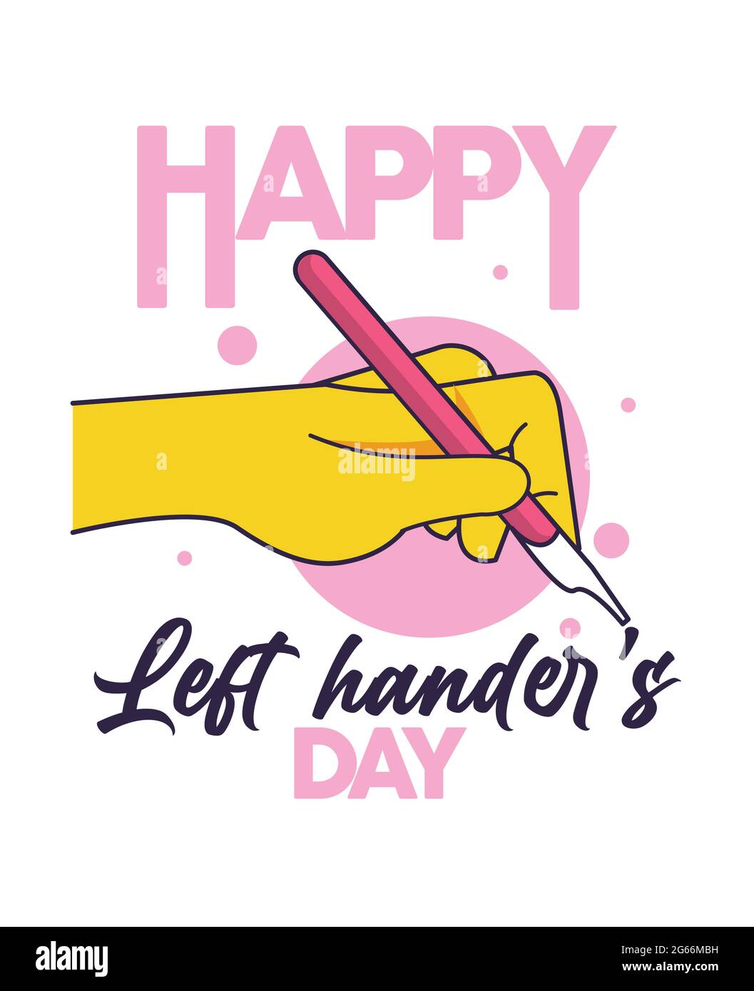 left handers day celebration Stock Vector Image & Art - Alamy