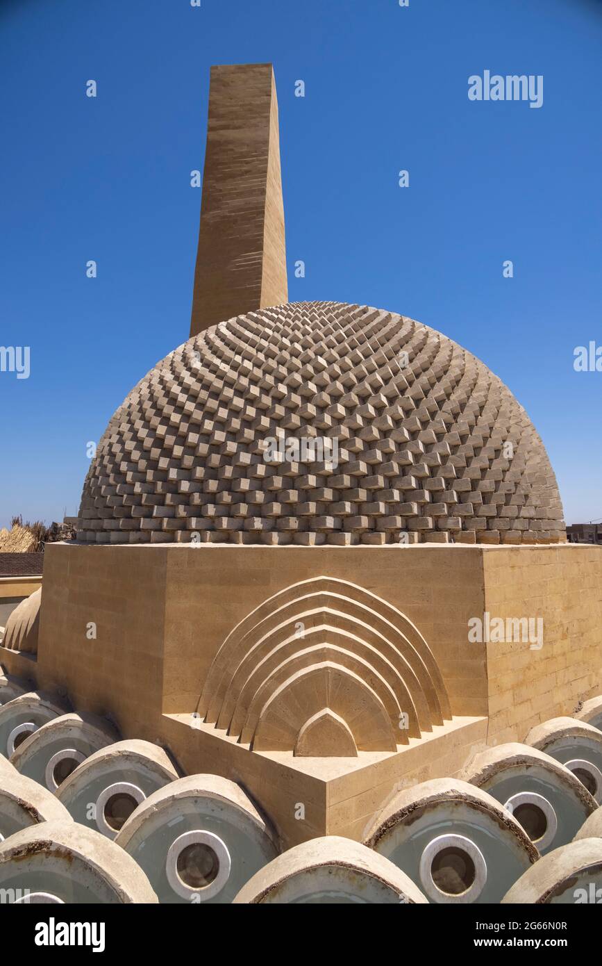 brick dome, Abu al Stait Mosque, Basuna, Sohag, Egypt Stock Photo - Alamy