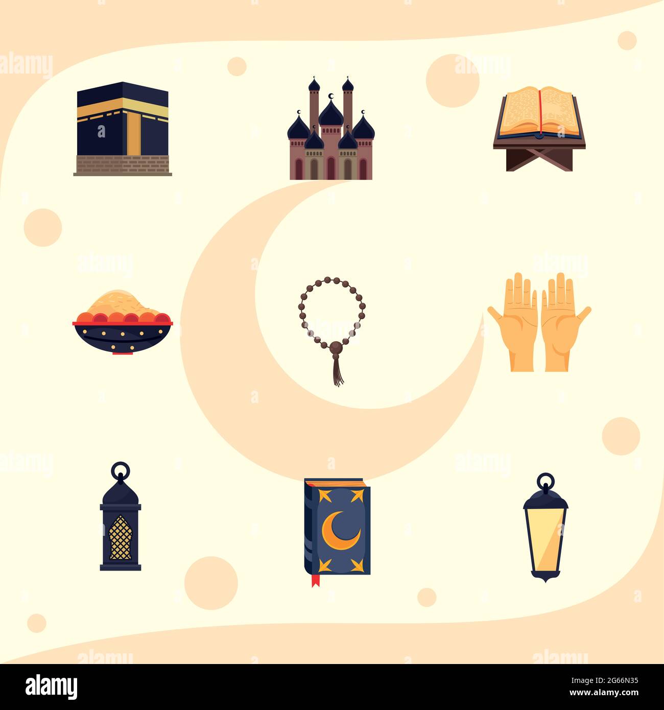 nine hajj mabrour icons Stock Vector Image & Art - Alamy
