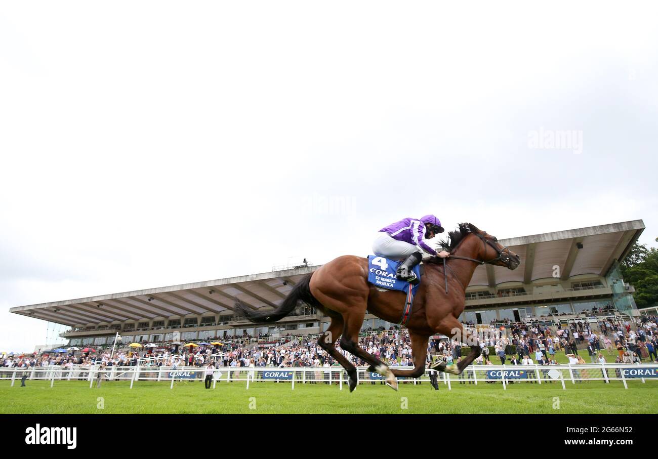 St Mark's Basilica ridden by Ryan Moore wins The Coral-Eclipse on Coral ...