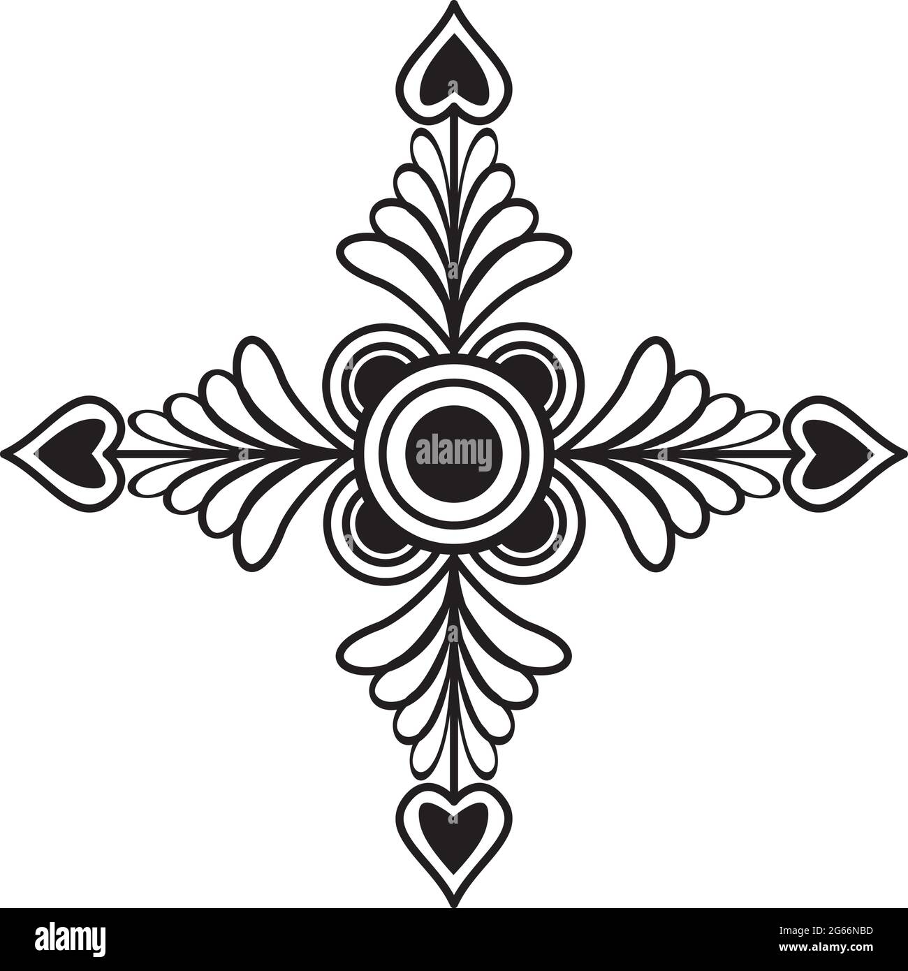 Indian Cultural Beautiful Alpona design concept of floral art isolated ...