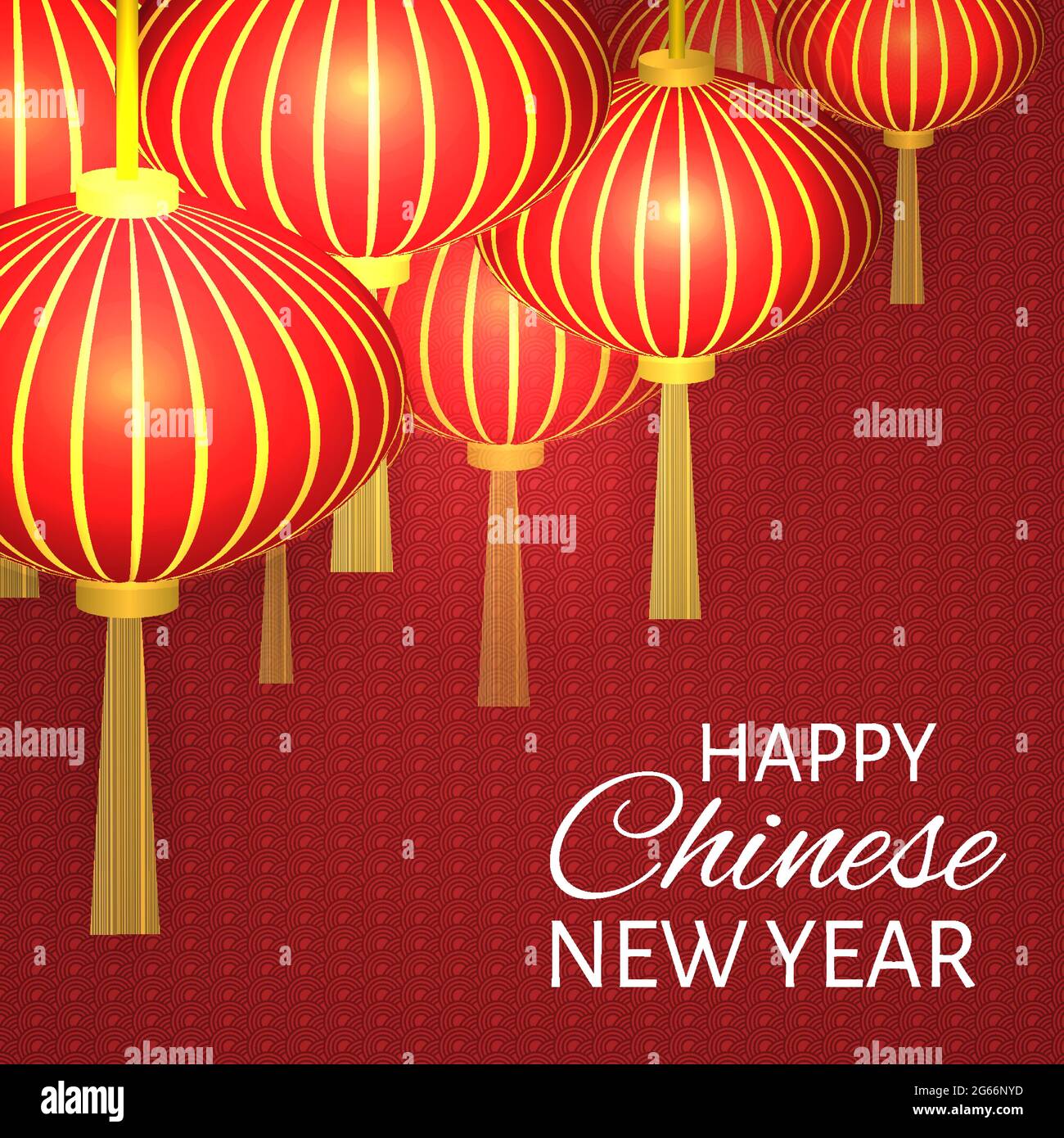 Chinese New Year Lantern Card