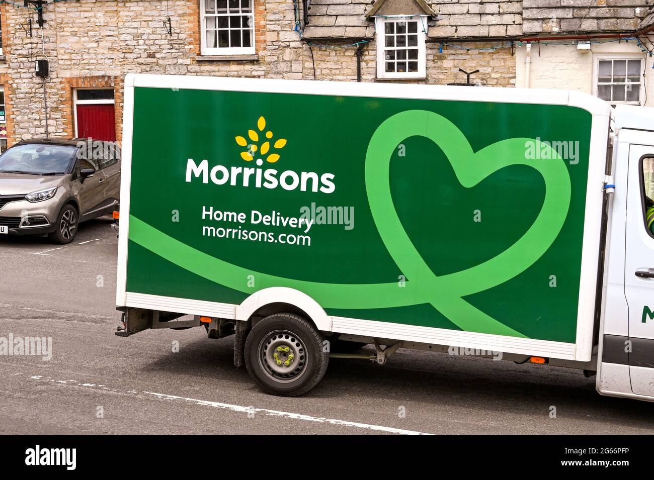 Morrisons delivery van hi-res stock photography and images - Alamy