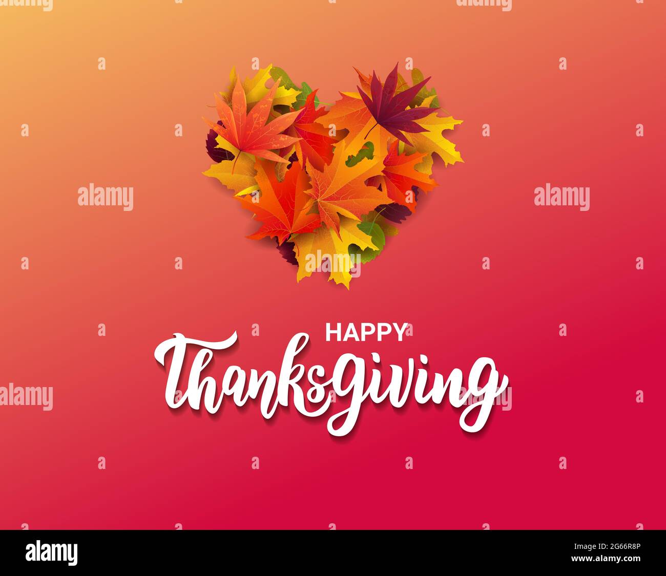 Happy Thanksgiving hand lettering text. Greeting card for Thanksgiving ...