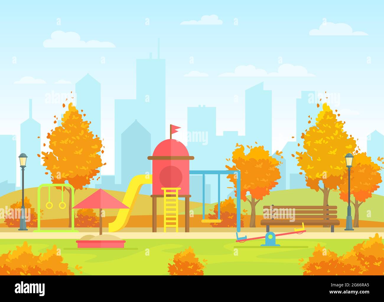City Park Vector