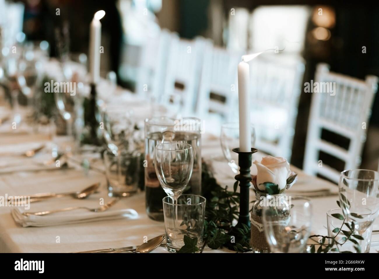 Rustik wedding decoration Stock Photo - Alamy