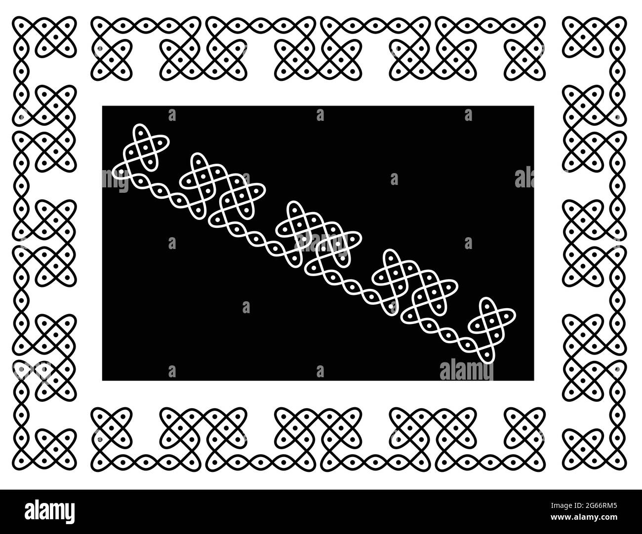 Rectangle border design concept of indian traditonal and cultural ...