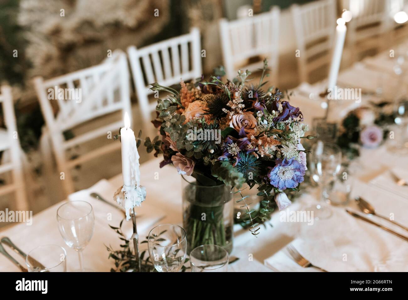 Rustik wedding decoration Stock Photo - Alamy