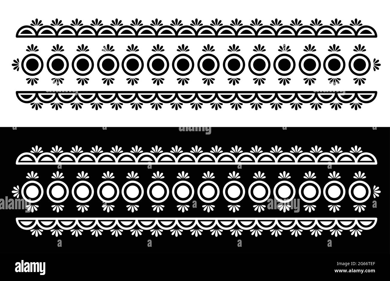 Indian Traditional and Cultural Border design concept of floral line ...