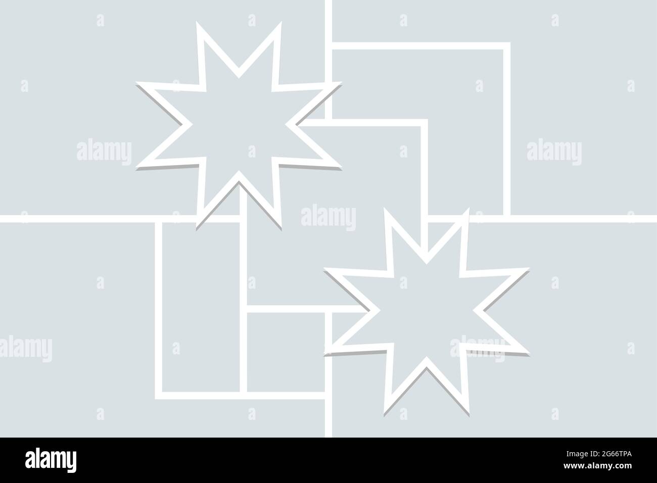 Abstract mood board template for presentation design, collage of ...