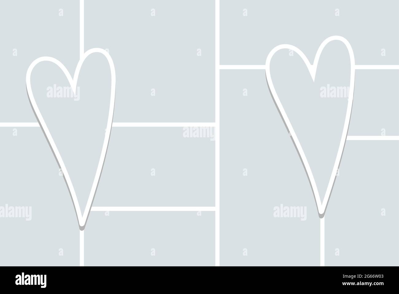 Abstract mood board template for presentation design, collage of ...