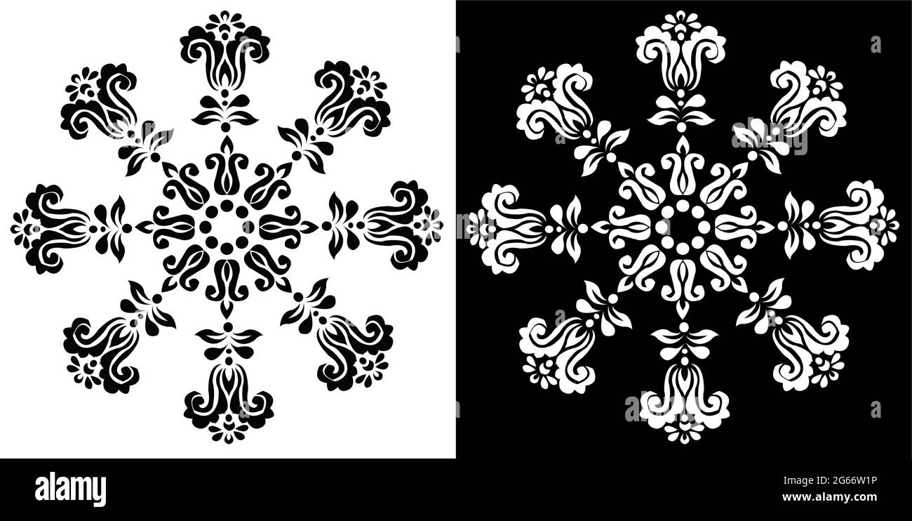 Indian Traditional and Cultural festive Rangoli Mandala design concept ...