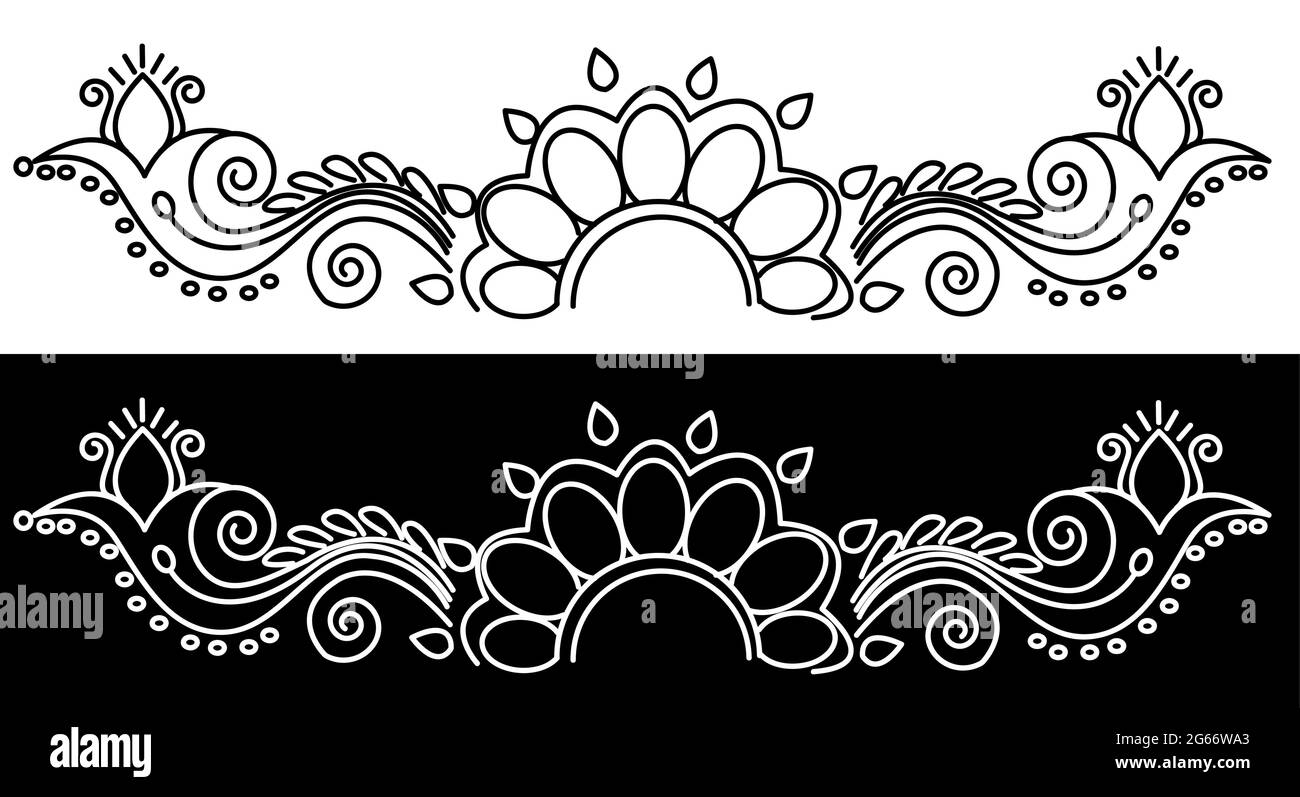 Indian Traditional Border Designs
