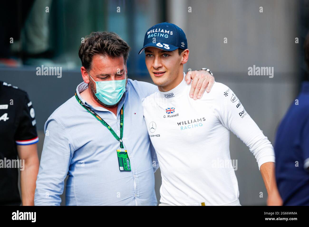 LAGRUE Gwen, with RUSSELL George (gbr), Williams Racing F1 FW43B ...