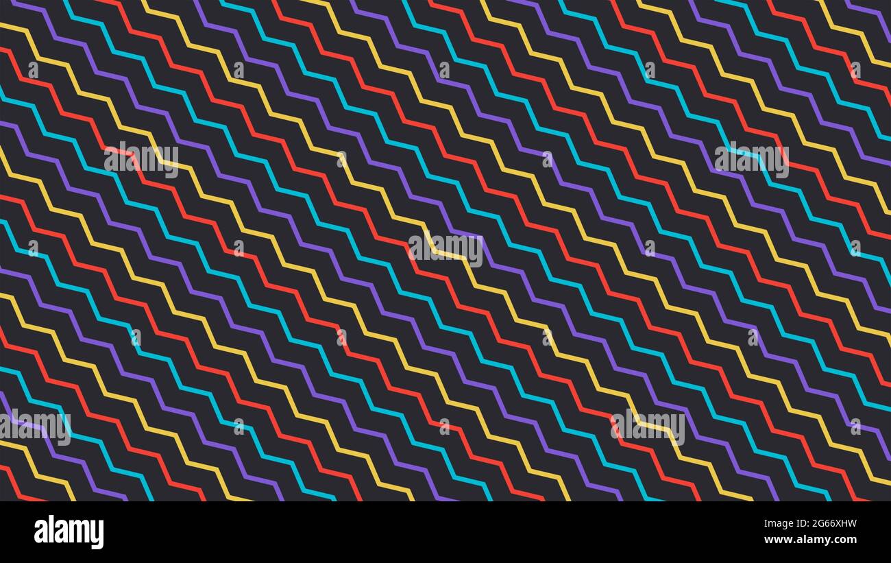 Abstract seamless pattern , zig zag waves, Zig zag wave pattern, wave ...