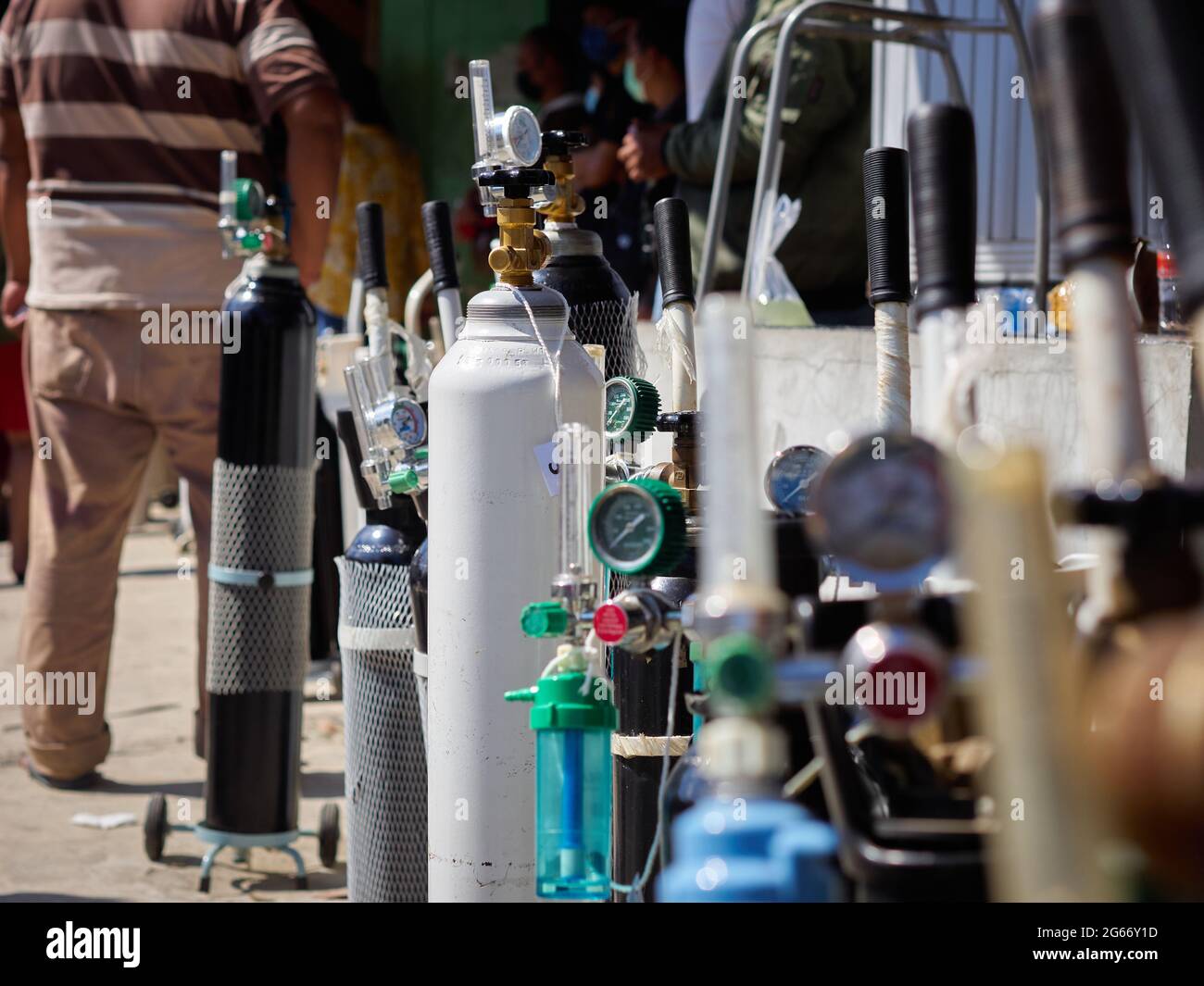 Demand for oxygen cylinders and refills for home medical needs has ...