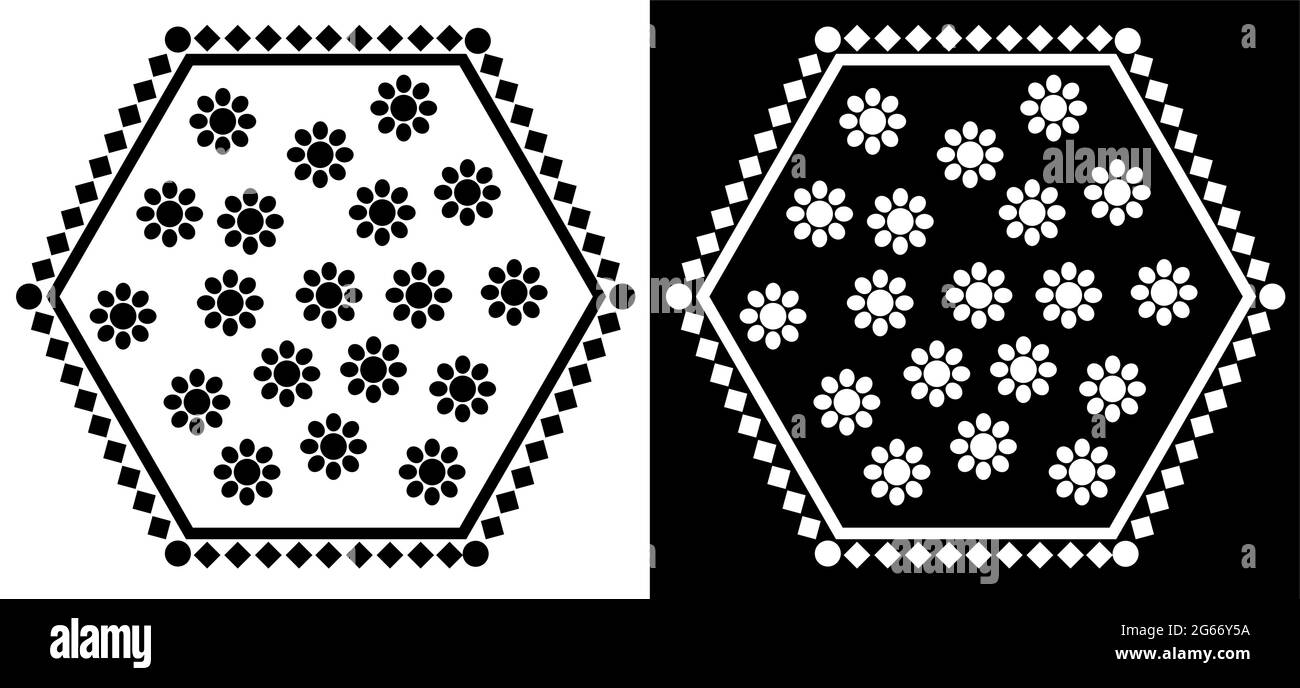 Indian Traditional and Cultural festive Rangoli Mandala design concept ...