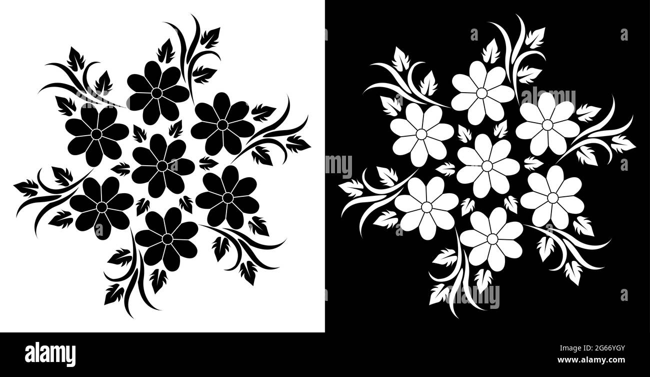 Indian Traditional and Cultural festive Rangoli Mandala design concept ...