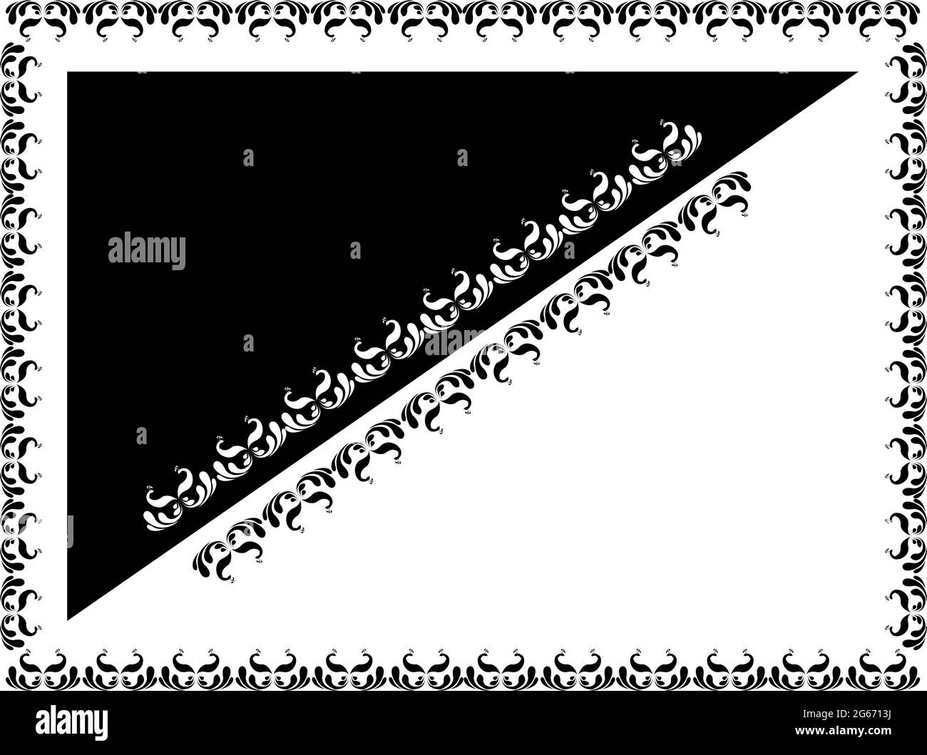 Rectangle border design concept of indian traditonal and cultural ...