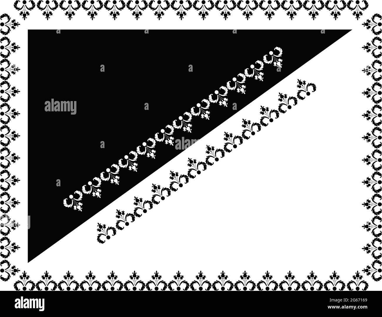 Rectangle border design concept of indian traditonal and cultural ...