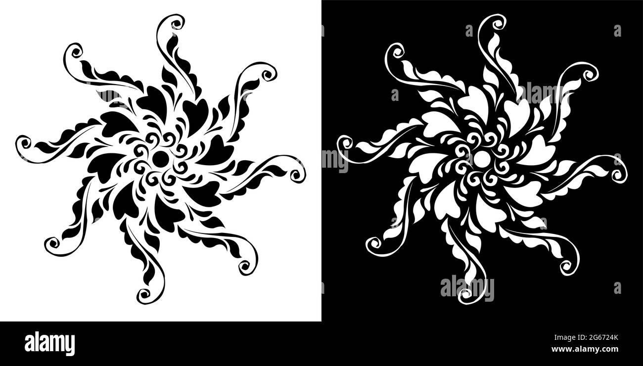 Indian Traditional and Cultural festive Rangoli Mandala design concept ...