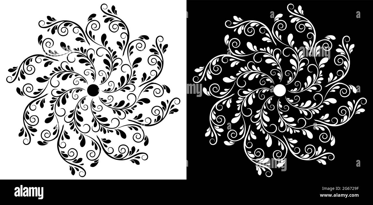 Indian Traditional and Cultural festive Rangoli Mandala design concept ...